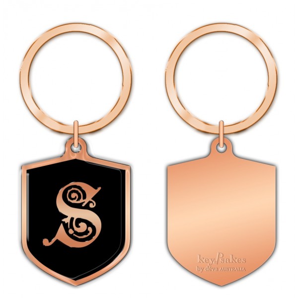 KeyPsakes, keyring, Alphabet, initial, letter, monogram