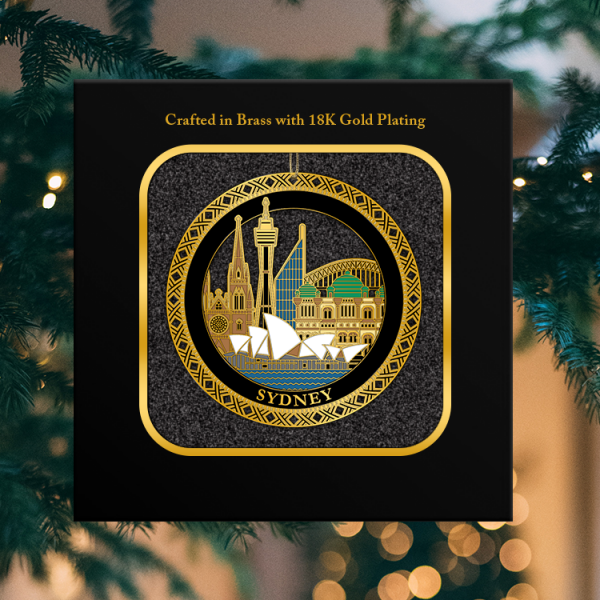 Australian Landmark Ornament - Sydney Cityscape